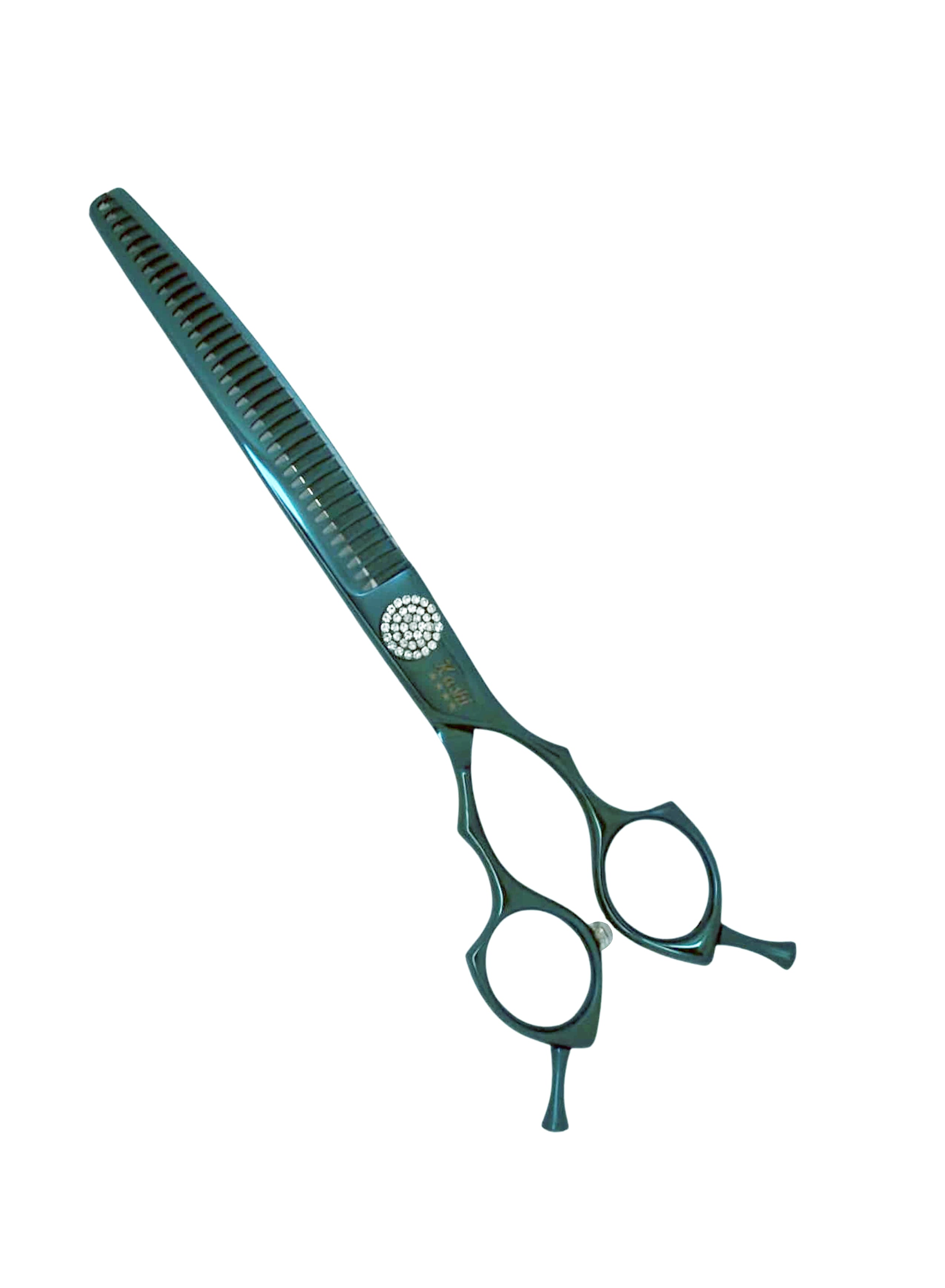 " BAHAMA " PROFESSIONAL DOG GROOMING CURVED CHUNKER SHEARS JAPANESE ST ...